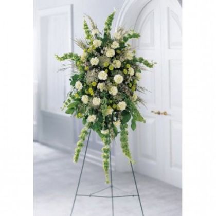 Glorious Green Funeral Flower Packege c3370 | Funeral Flower Arrangements